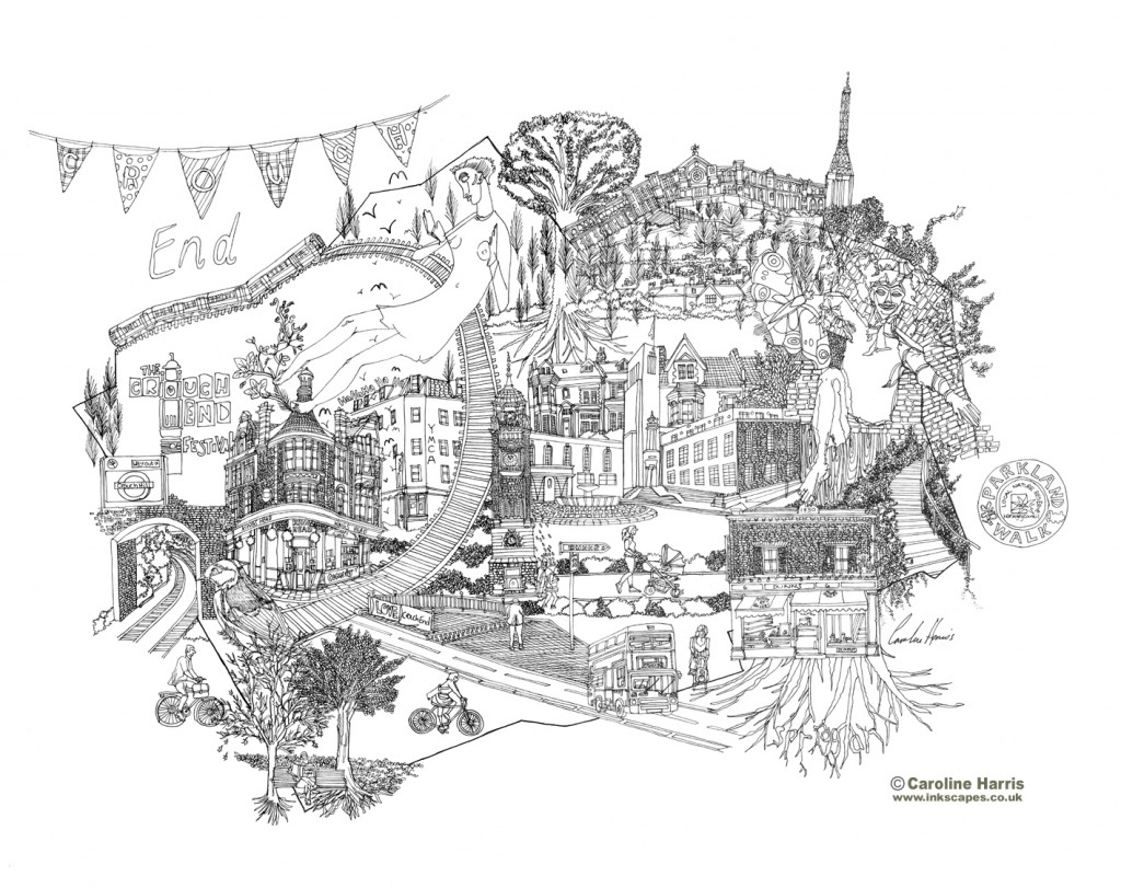 Crouch End map….. | Inkscapes
